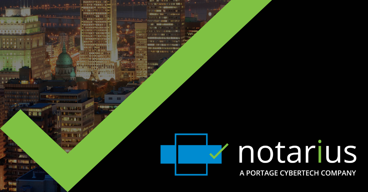 Notarius Acquired by Portage CyberTech Inc.